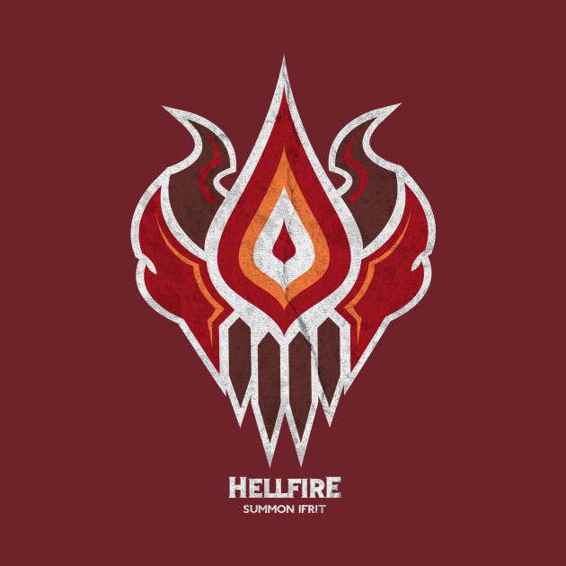 Final Fantasy Ifrit - Eidolon - T-Shirt | TeePublic