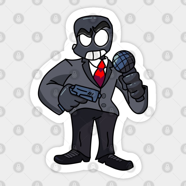 Anders FNF mod character - Fnf - Sticker | TeePublic