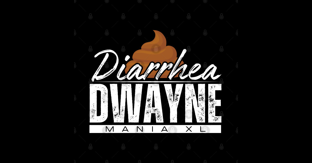 The Rock Funny Diarrhea Dwayne Merch WWE Dwayne The Rock Johnson ...