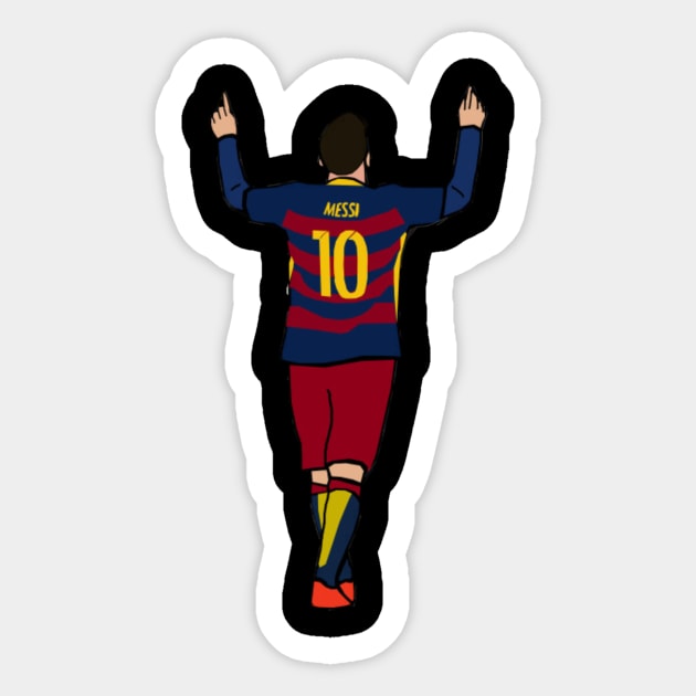 Lionel Messi FC Barcelona - Soccer - Sticker | TeePublic