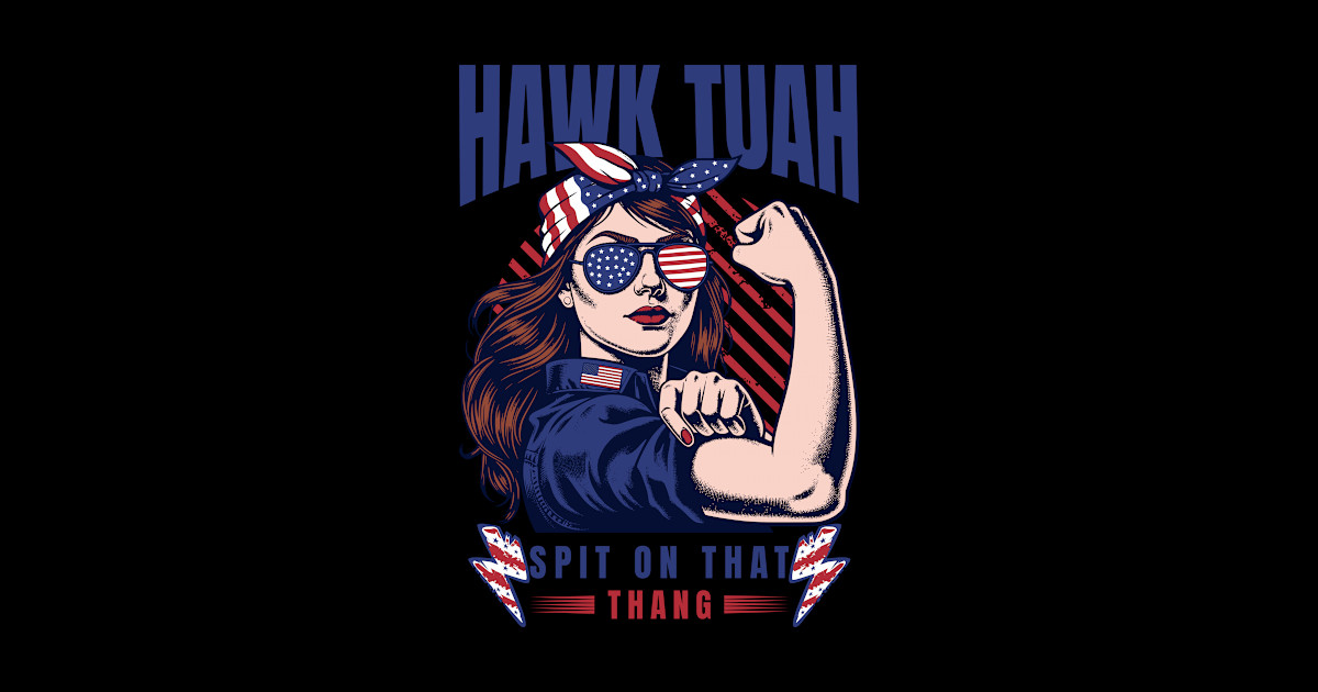 Hawk Tuah Spit On That Thank Viral Video - Viral Video - Sticker ...