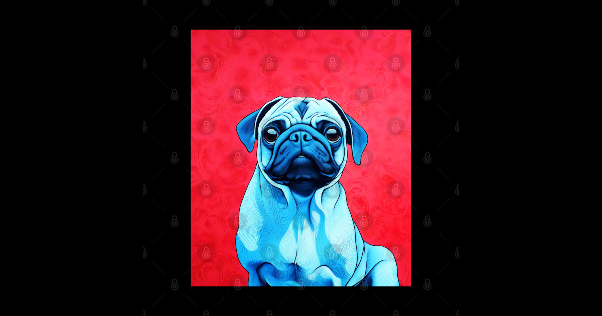 Pug Dog: Dog of the Year - Pug Dog - Sticker | TeePublic