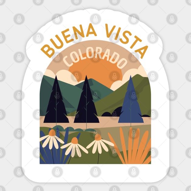 Buena Vista Colorado - Colorado Camping - Sticker | TeePublic