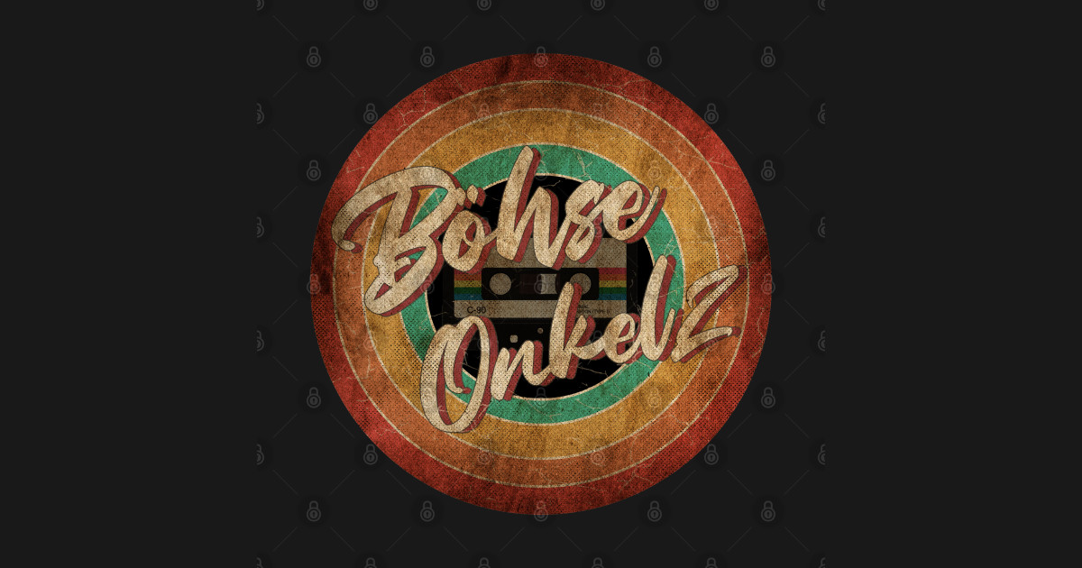 Böhse Onkelz Vintage Circle Art - Bohse Onkelz - Kids T-Shirt | TeePublic