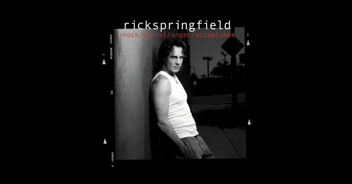 music show tour - Vintage Rick Music Springfield - Sticker | TeePublic