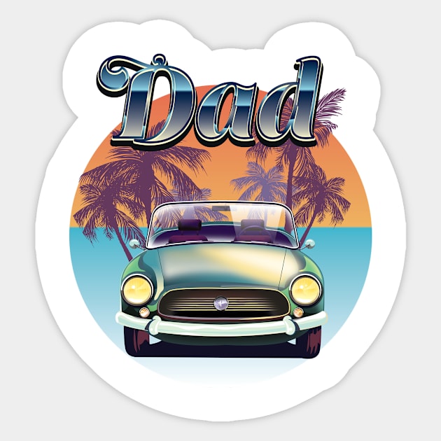 Dad Car logo - Dad Car Logo - Sticker | TeePublic