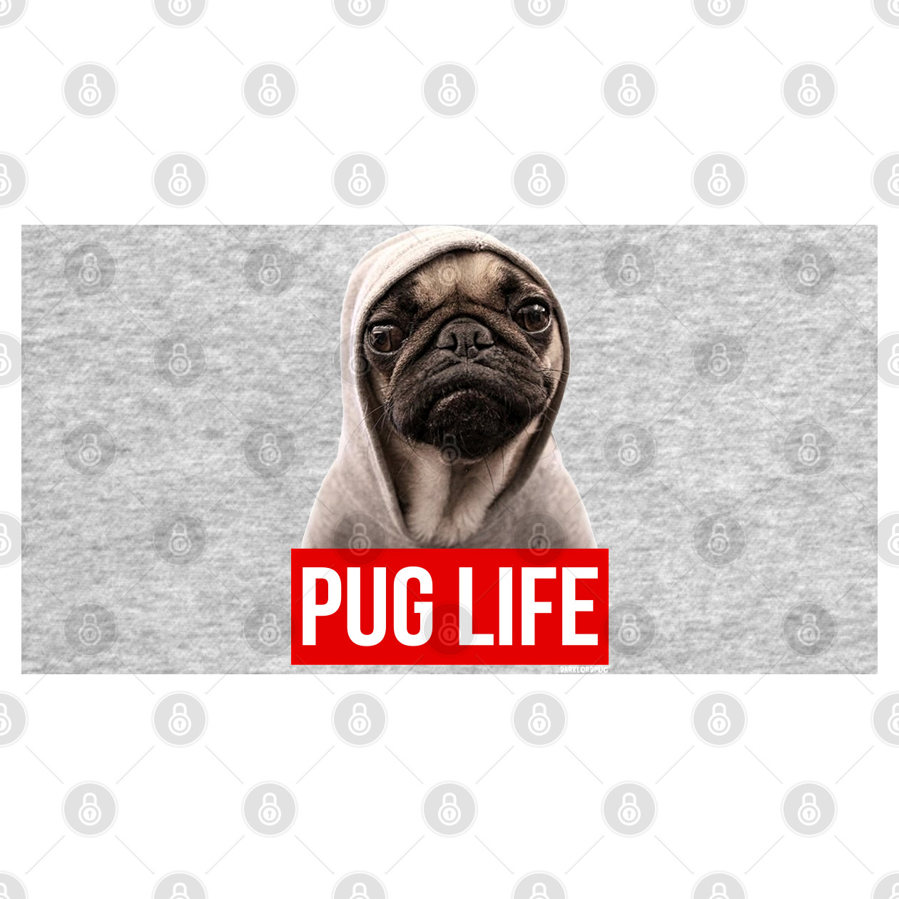 PUG LIFE PUG - Pugs - Baseball T-Shirt | TeePublic