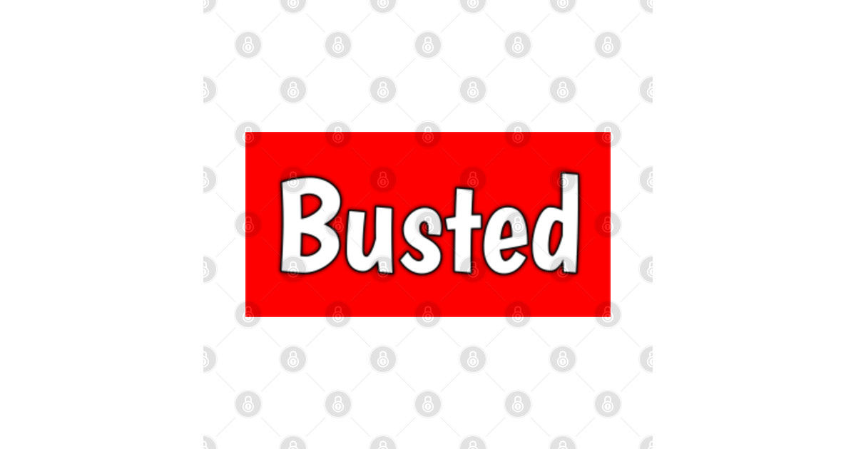 Busted logo - Busted - T-Shirt | TeePublic