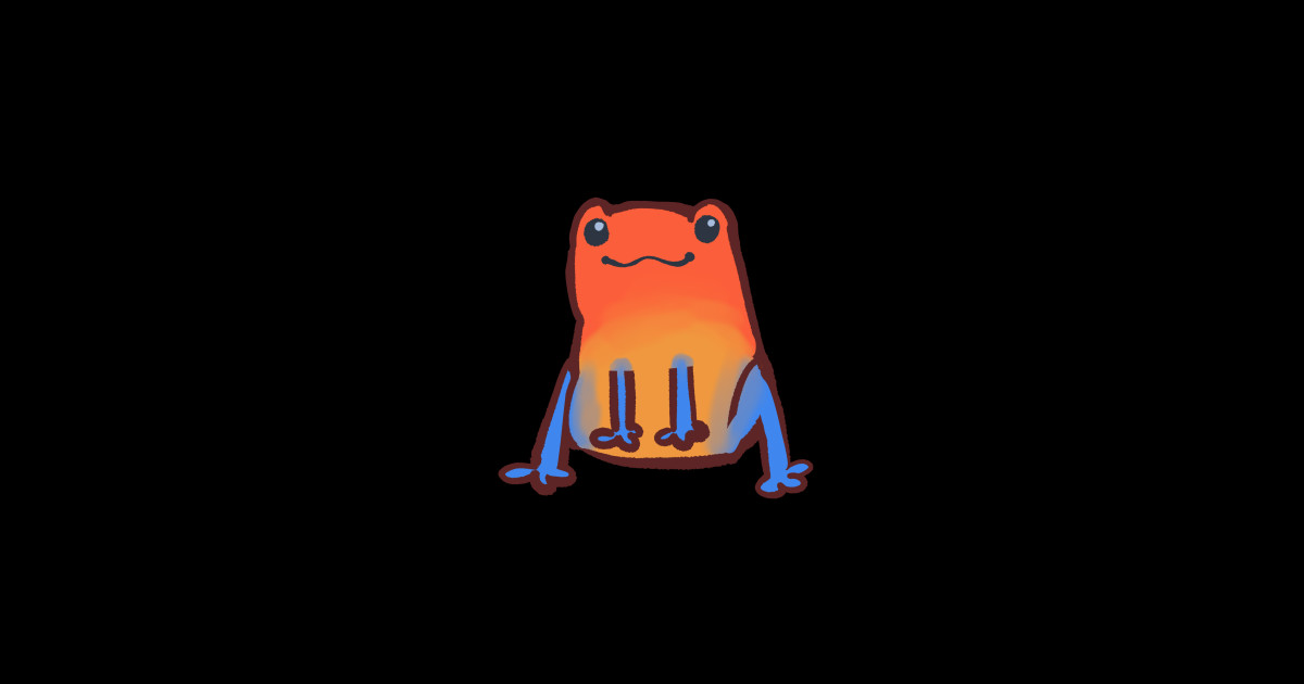 Personal Space Poison Dart Frog - Poison Dart Frog - Sticker | TeePublic