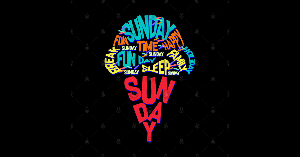 SUNDAY - Sunday Morning - Sticker | TeePublic