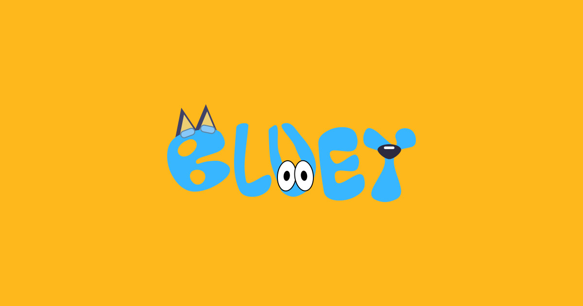Bluey Title - Bluey - T-Shirt | TeePublic