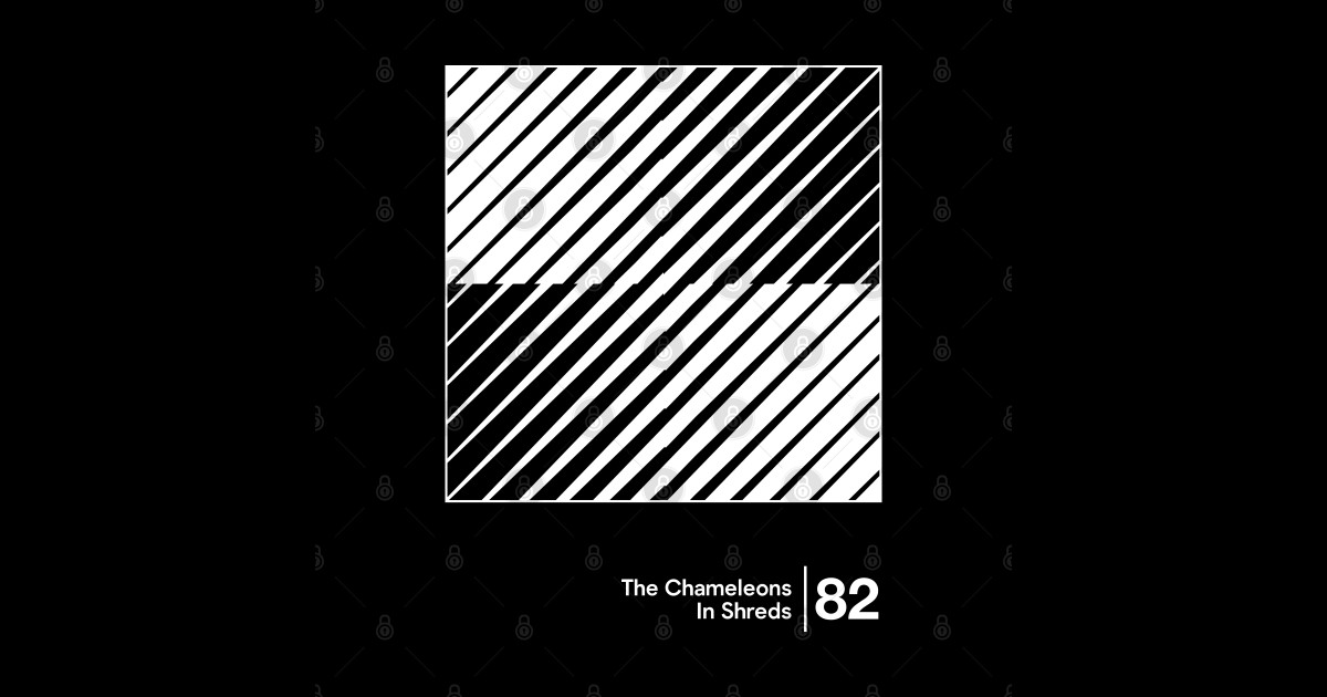 In Shreds / Minimalist Graphic Artwork Design - The Chameleons ...