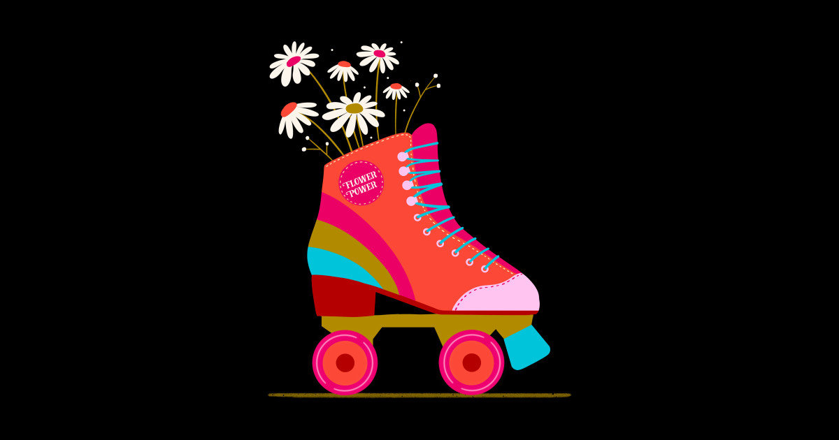 Retro Roller - Roller Skating - Sticker | TeePublic