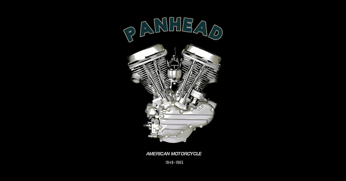Hd Panhead V-Twin Engine Motorcycle 48 -65 Biker Gear - Motorcycle ...