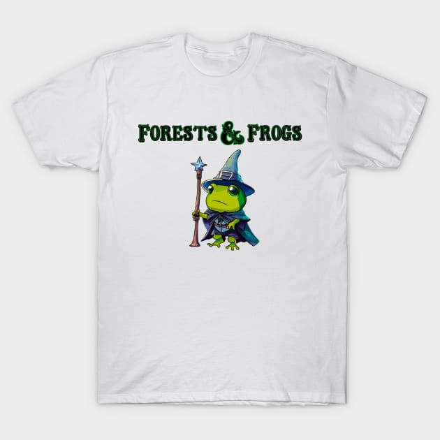 Forests & Frogs - The Spellcaster Frog - Wizard - T-Shirt | TeePublic