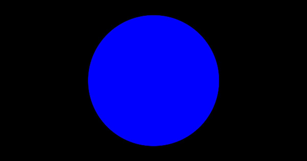 Bright Blue Happy Dot - Blue Dot - Sticker | TeePublic