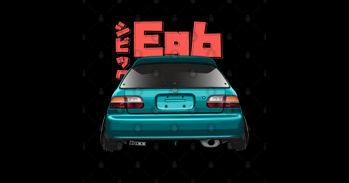 Civic Eg6 - Civic Eg6 - Sticker | TeePublic