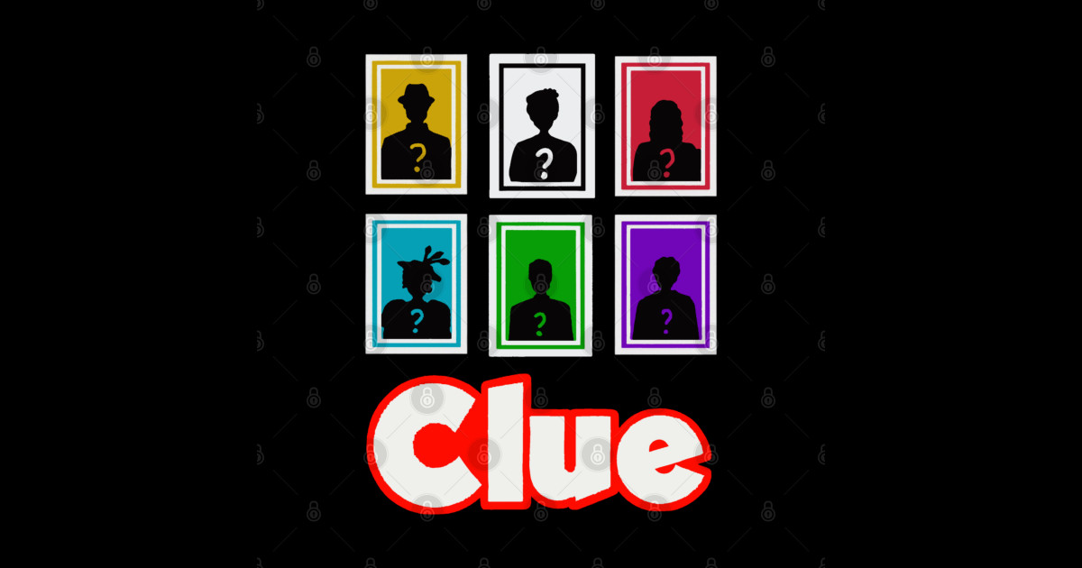 Clue movie t-shirt - Clue Movie - Sticker | TeePublic