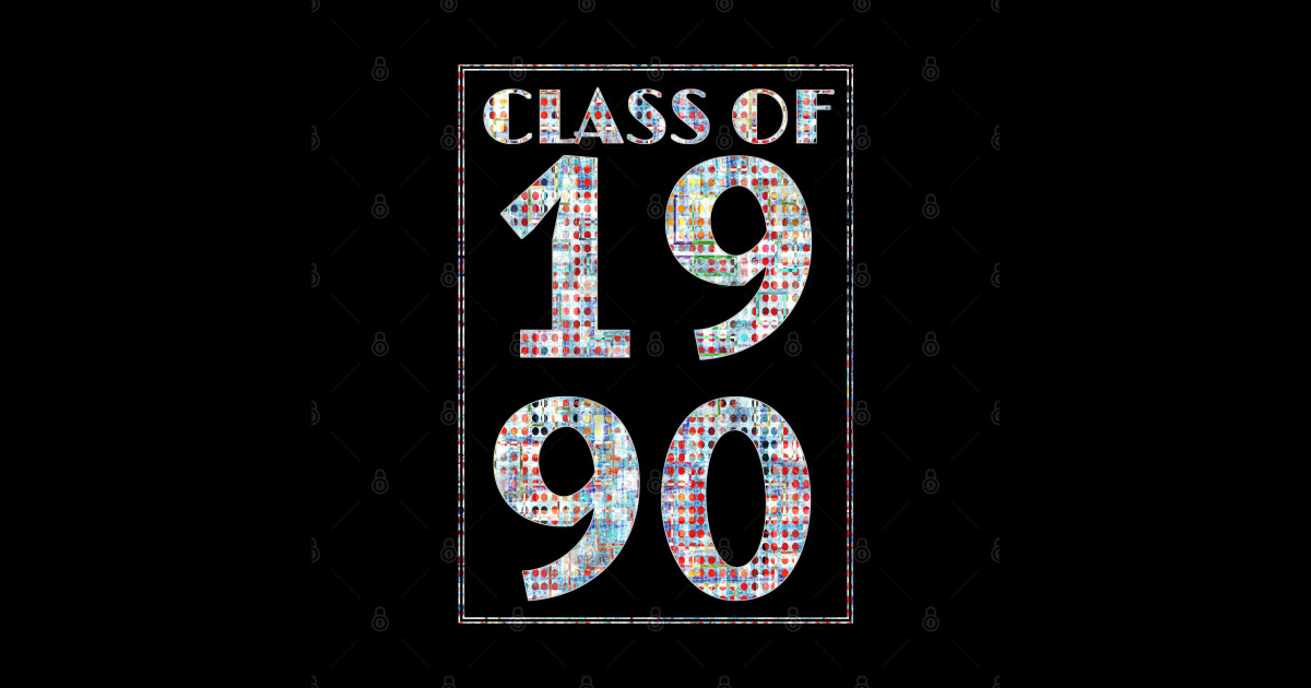Seniors Graduating Class Of Year 1990 - Class Of 1990 - Sticker | TeePublic