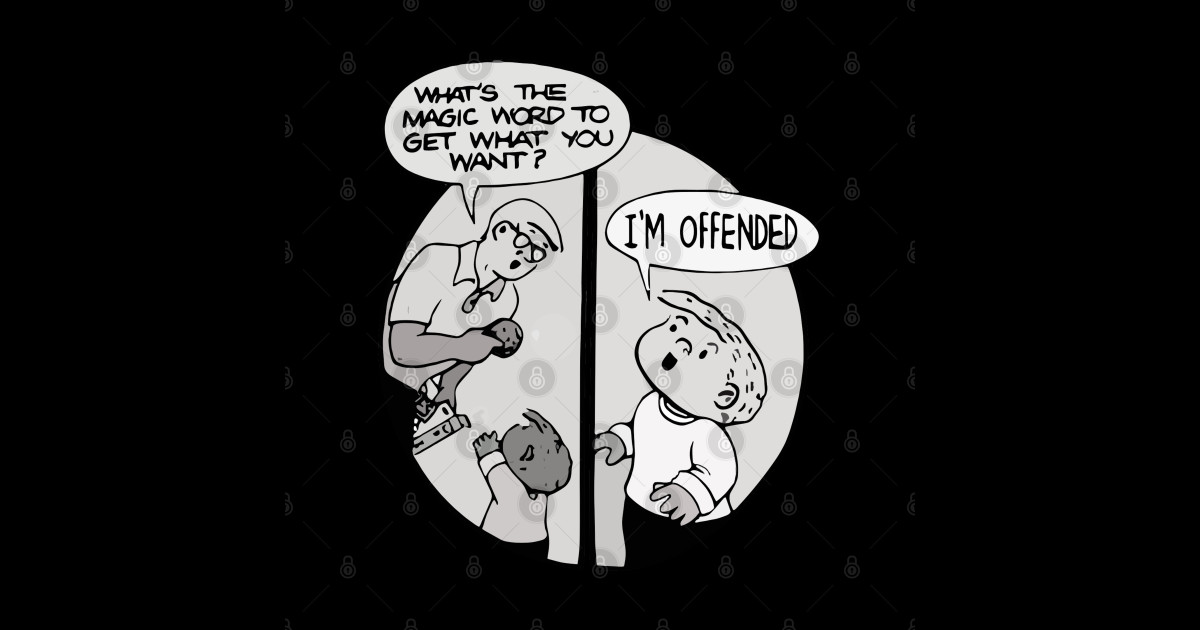 I'm Offended - Offensive - Sticker | TeePublic