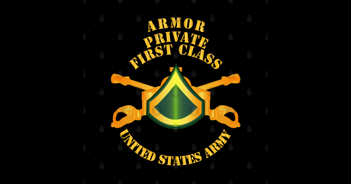 Armor - Enlisted - Private First Class - PFC - Armor Enlisted Private ...