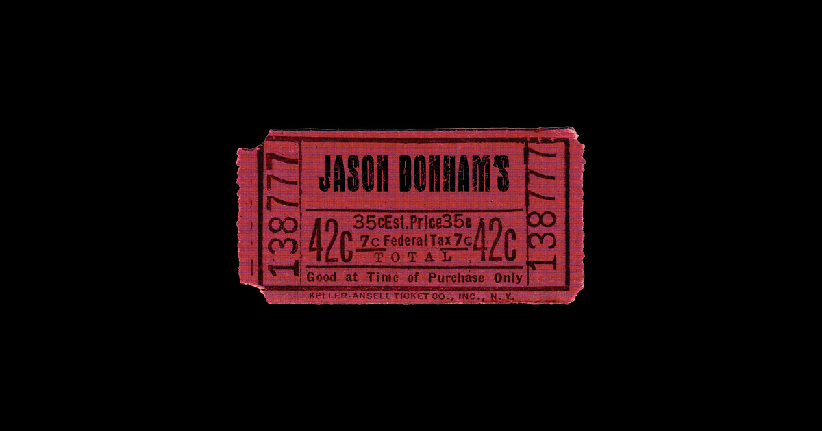 Jason Bonham's ticket - Heavy Metal - Sticker | TeePublic