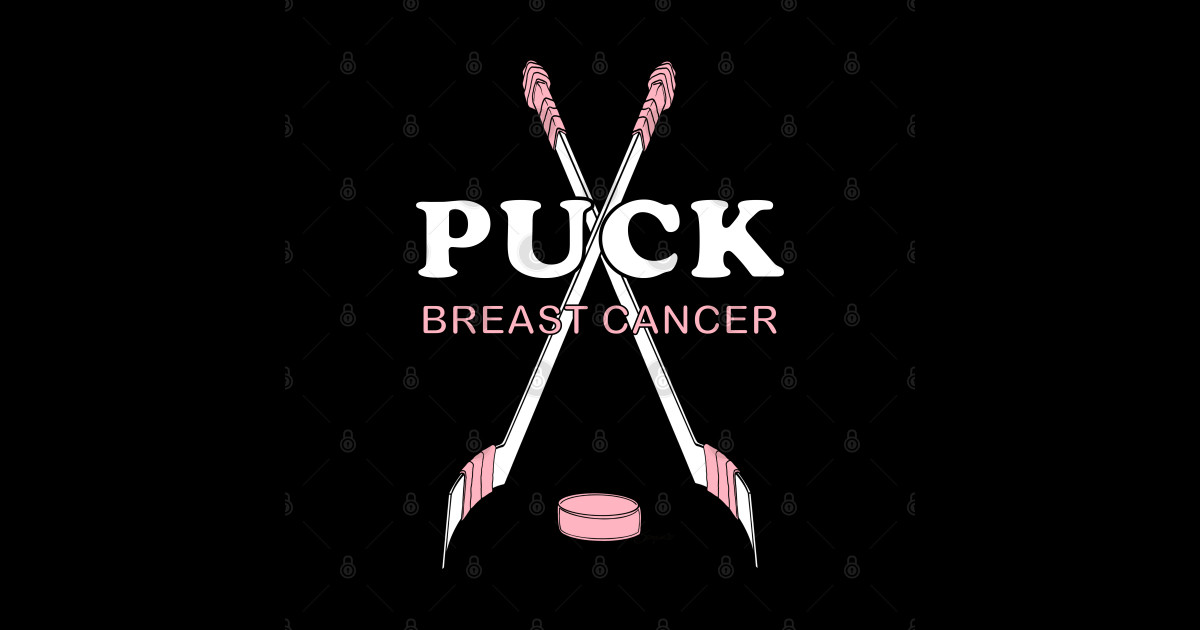 Cancer Awareness Hockey PUCK BREAST CANCER! - Cancer Awareness ...