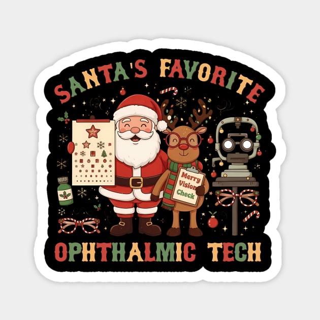 Santa's Favorite Ophthalmic Tech Christmas Eye Optometry - Santas ...
