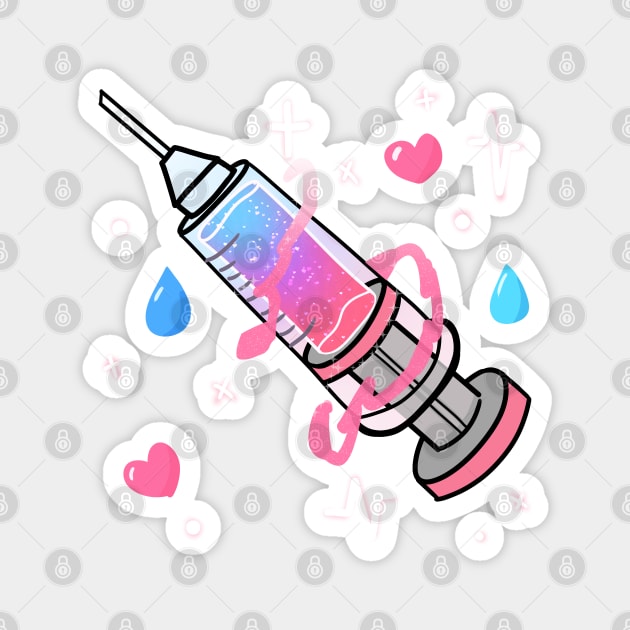 Kawaii Aesthetic Syringe - Aesthetic - Magnet | TeePublic