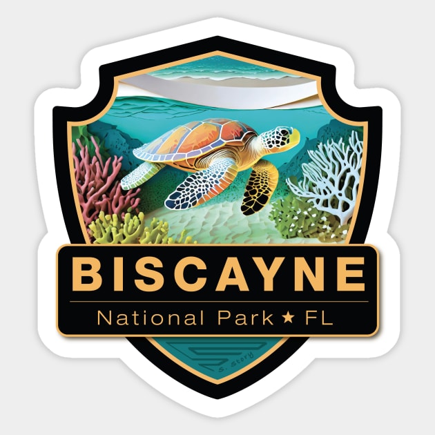 Biscayne National Park - Biscayne - Sticker | TeePublic