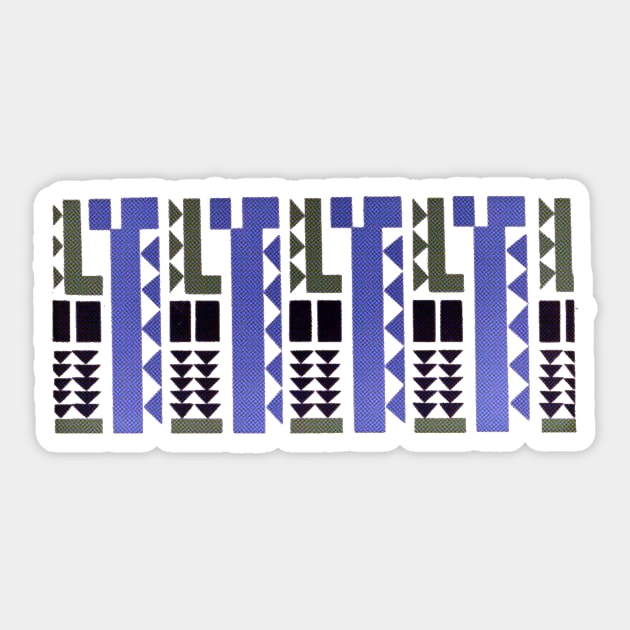 Mizuki x Jim 6x3 - Shapes - Sticker | TeePublic