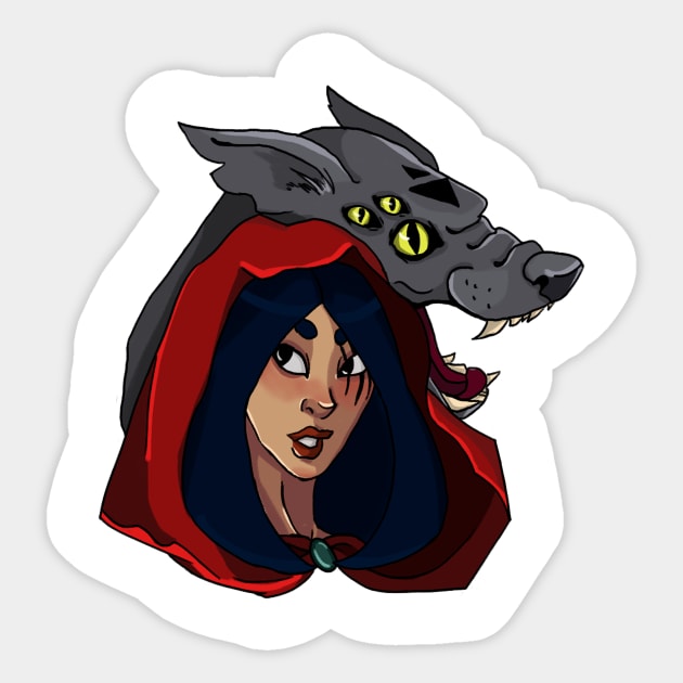 Little Red Riding Hood - Wolf - Sticker | TeePublic