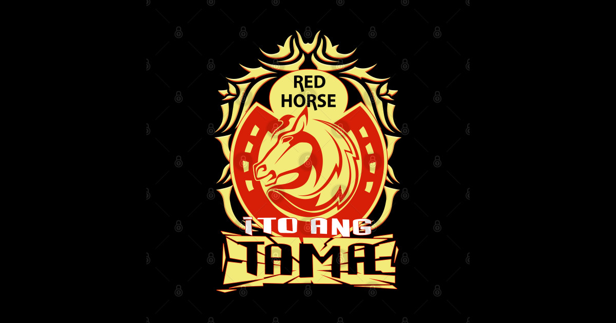 Red Horse - Trending Now - Sticker | TeePublic