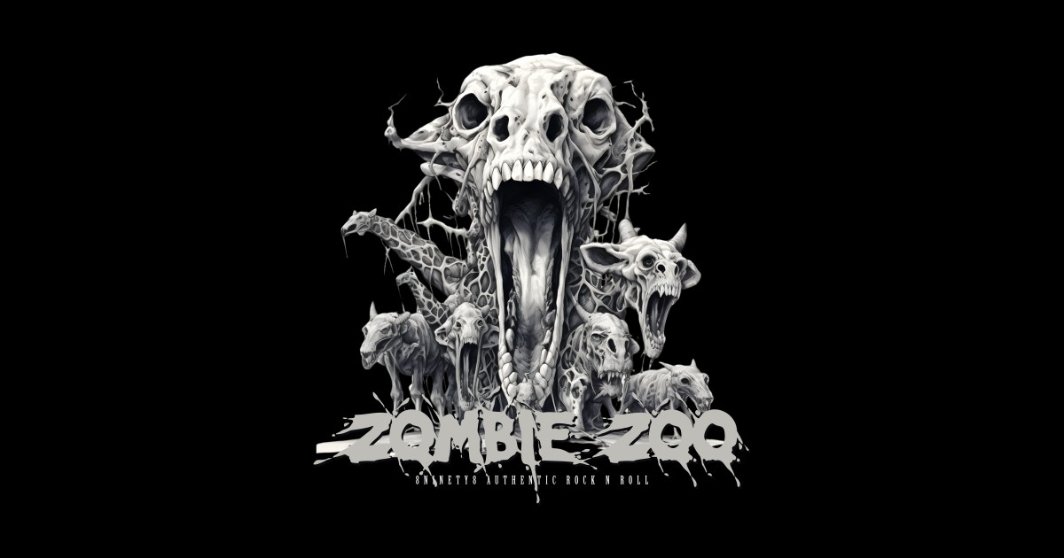 Zombie Zoo (Dark) - Zombie Zoo - Sticker | TeePublic