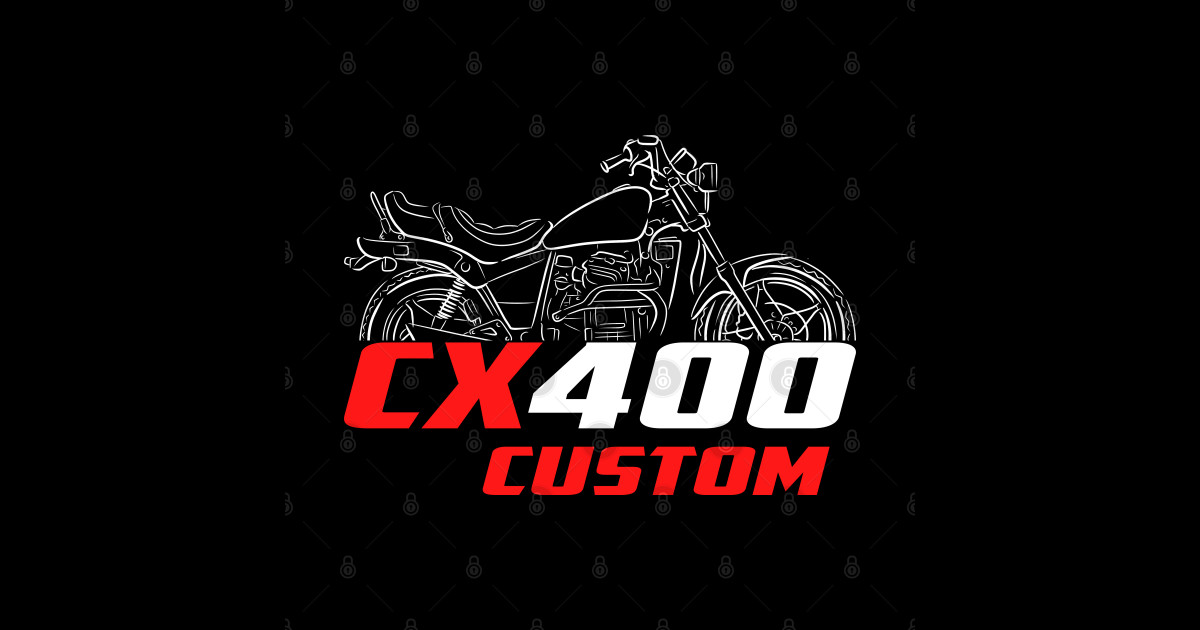 Honda CX 400 C 1981-1983 - Honda - Sticker | TeePublic