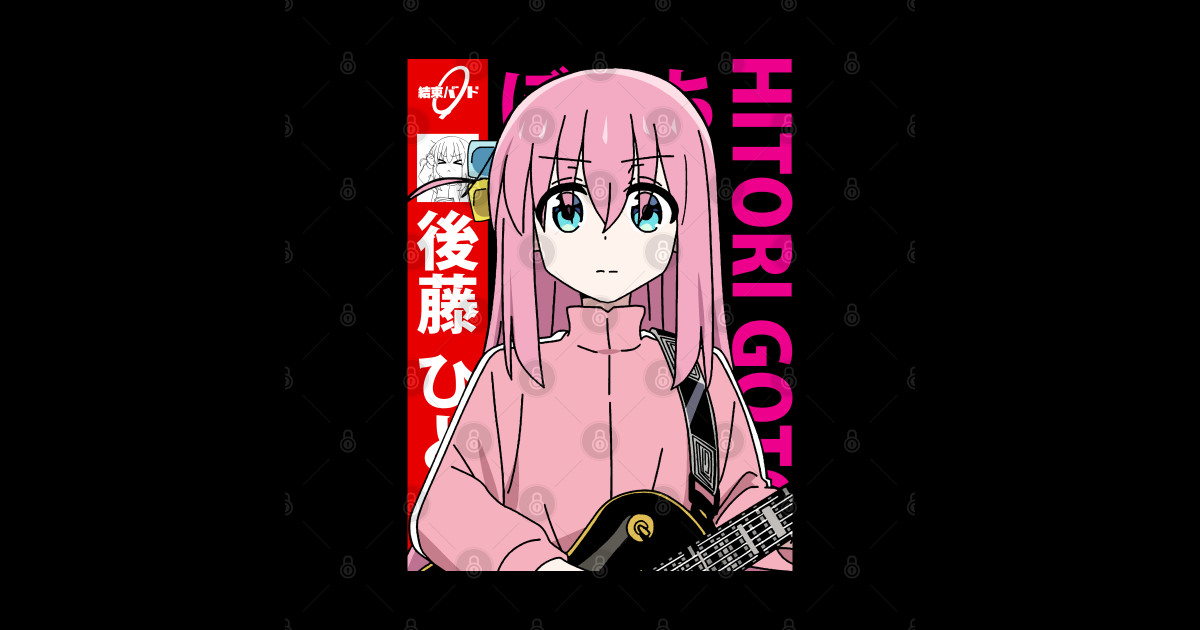 Hitori "Bocchi" Gotoh - Bocchi The Rock - Sticker | TeePublic