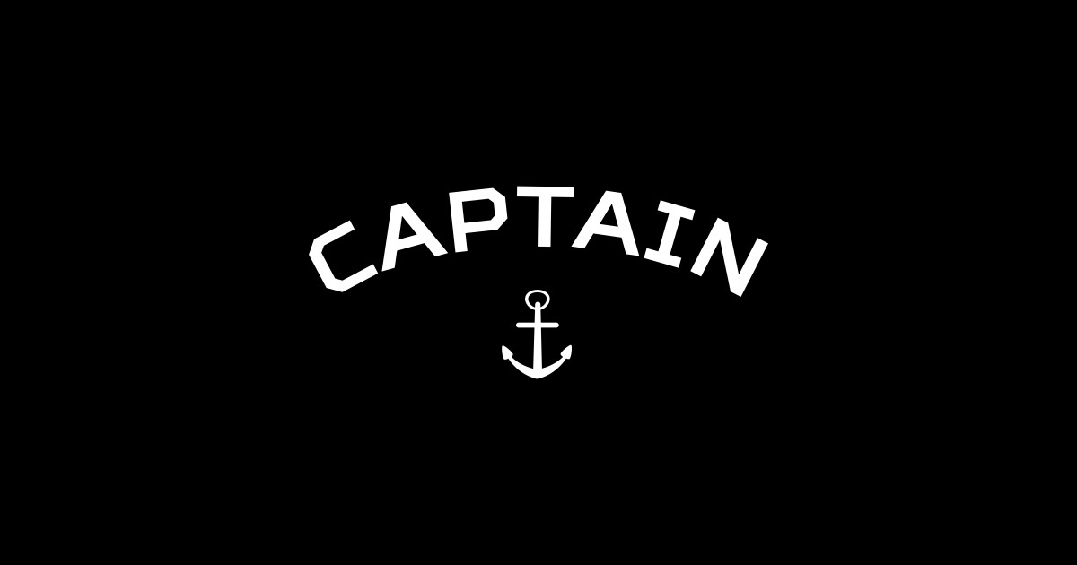 Cool Captain T-shirt - Captain - Sticker | TeePublic