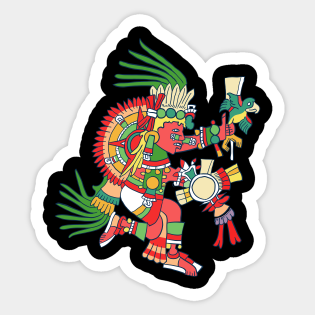 Tonatiuh, Aztec sun God - Sun God - Sticker | TeePublic