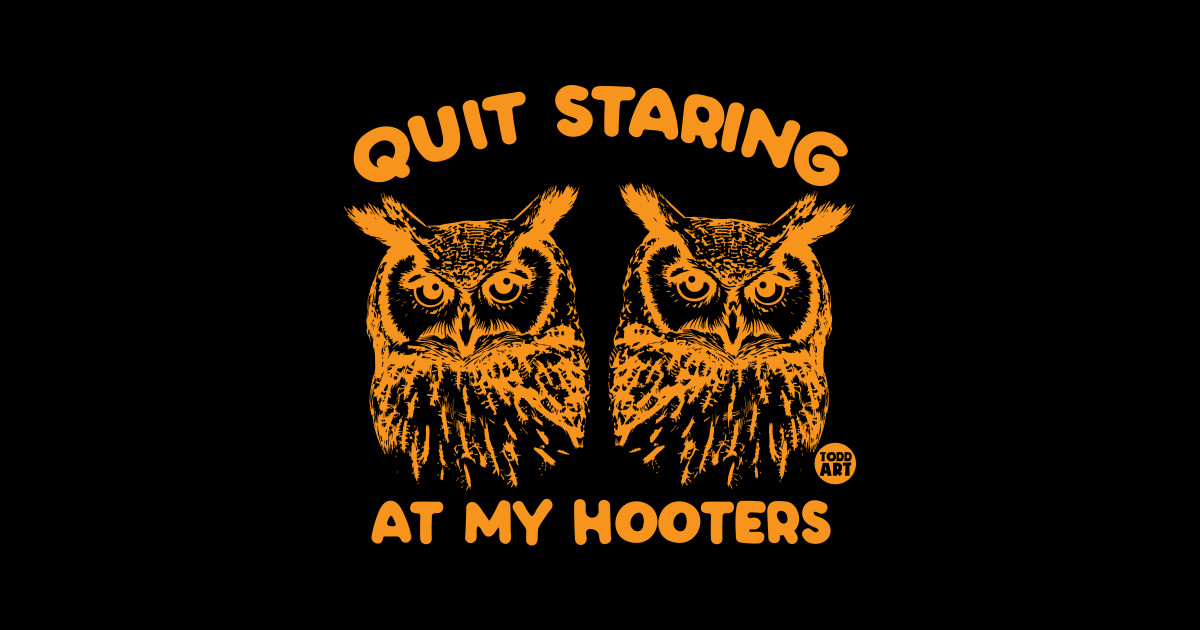 hooters - Owl - Sticker | TeePublic