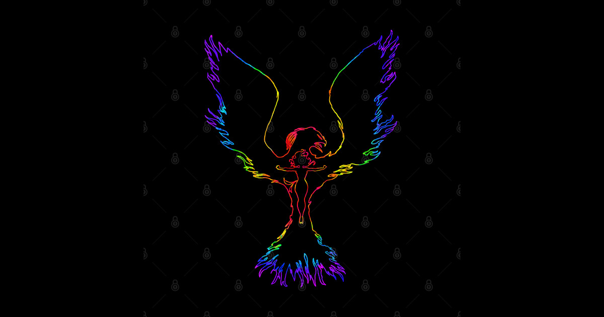 Fire Incarnate - Phoenix - Sticker | TeePublic