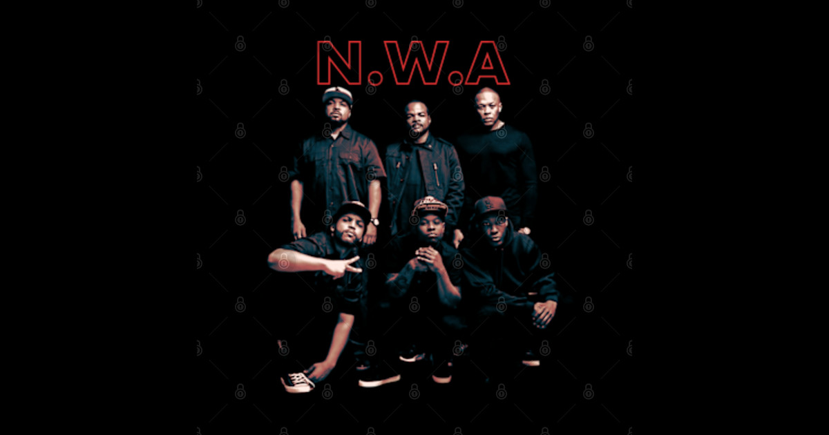 N.W.A Gang red edition - Nwa - Sticker | TeePublic