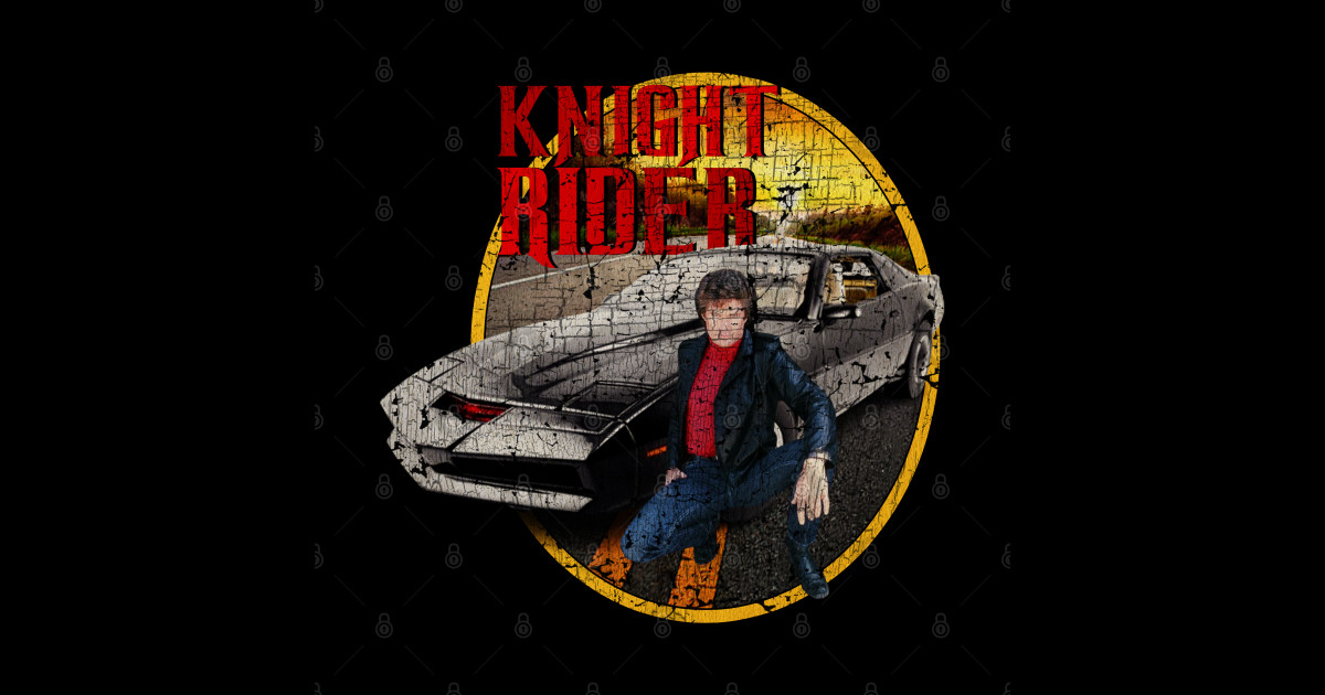 Knight Rider Super Car 1982 - Knight Rider - Sticker | TeePublic