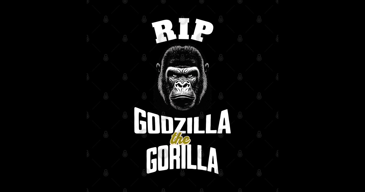 RIP Godzilla the Gorilla - I Think You Should Leave - Sticker | TeePublic