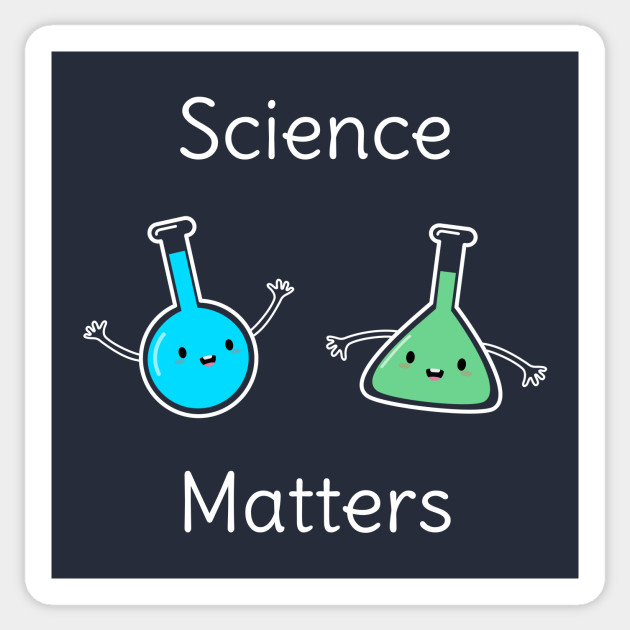 Science Cute Test tube T-Shirt - Science - Sticker | TeePublic