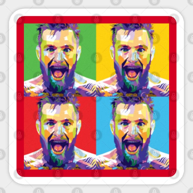 Conor McGregor Notorious Art - Conor Mcgregor - Sticker | TeePublic