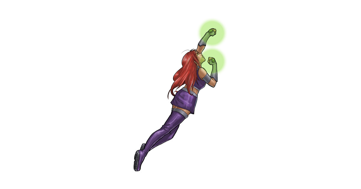 Starfire - Righteous Fury - Teen - T-Shirt | TeePublic