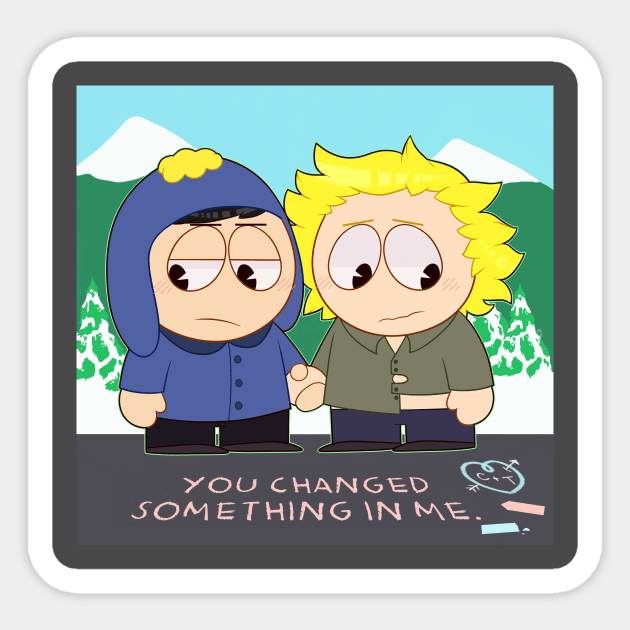 Craig x Tweek - South Park - Sticker | TeePublic