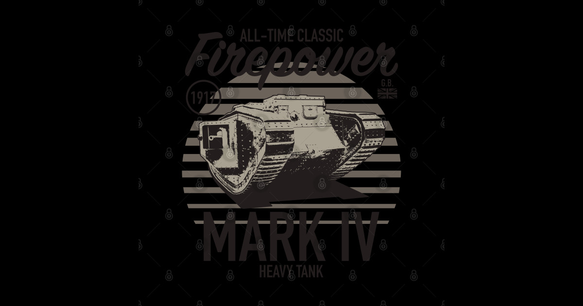 WW1 Mark IV Tank (Front & Back Logo) - Ww1 Mark 4 Tank - Socks | TeePublic