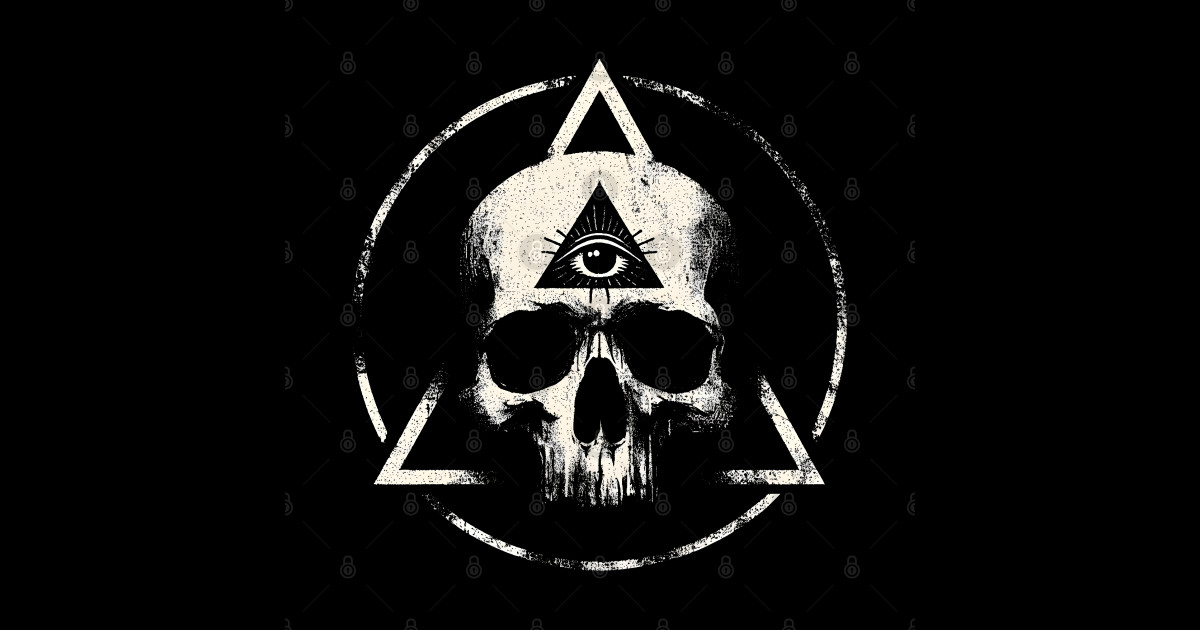 Third Eye Skull - Third Eye Art - Sticker | TeePublic