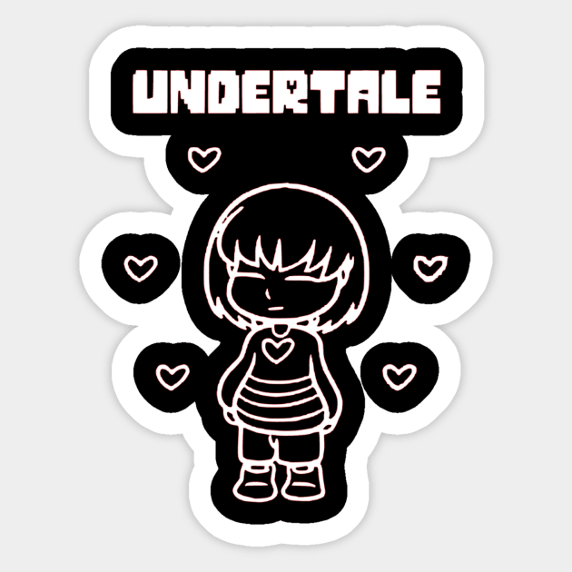 Frisk Undertale - Undertale - Sticker | TeePublic